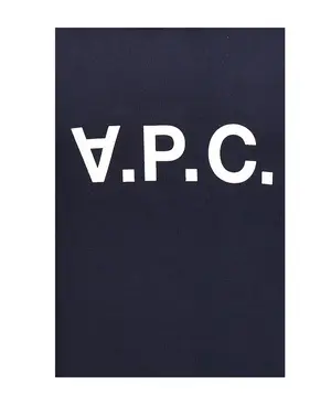 A.p.c. Logo Printed Drawstring Hoodie - Black