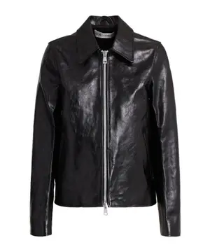Our Legacy Leather Zip-up Jacket