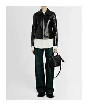 Our Legacy Leather Zip-up Jacket