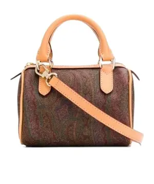 Etro Logo Paisley Crossbody Bag