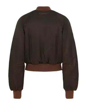MAISON MARGIELA Washed Cotton Viscose Satin Bomber