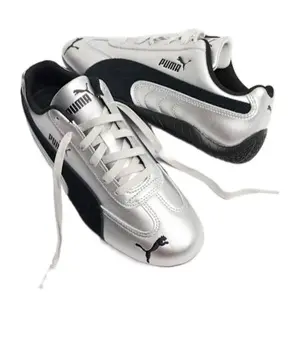Puma Metallic Lace-Up Sneakers