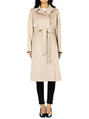 Max Mara Double-breasted Belted Coat