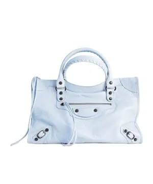 Balenciaga Le City Medium Tote Bag - Cloud Blue