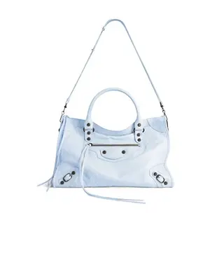 Balenciaga Le City Medium Tote Bag - Cloud Blue