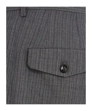 ANN DEMEULEMEESTER Relaxed Wool Blend Bootcut Pants