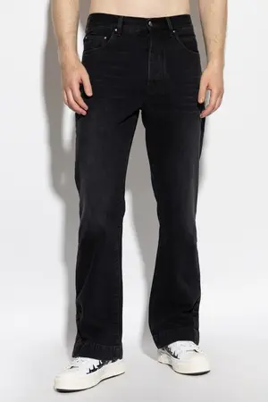 Amiri Washed Straight-leg Jeans