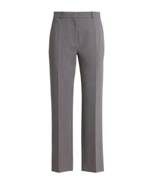 THE ROW Relian Stretch Wool Straight Leg Trousers