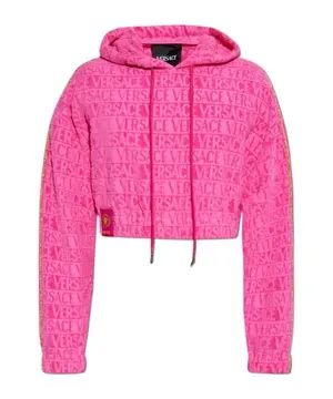 Versace Long Sleeve Hooded Sweatshirt