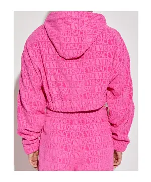 Versace Long Sleeve Hooded Sweatshirt