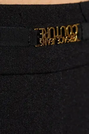Versace Logo Detailed Flared Trousers