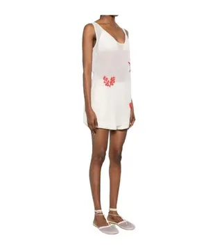 MC2 SAINT BARTH Embellished Sleeveless Mini Dress