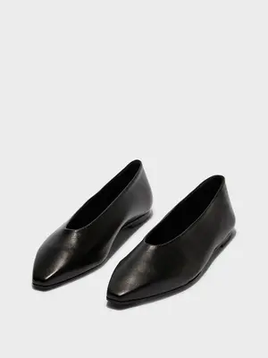 AeydĒ Betty Ballet Flats - Black