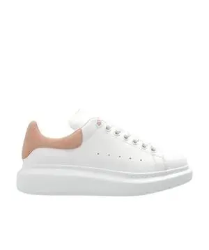Alexander McQueen Chunky Design Leather Lace-up Sneakers - White