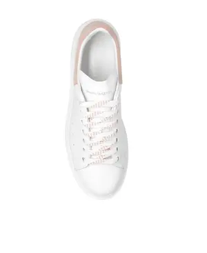 Alexander McQueen Chunky Design Leather Lace-up Sneakers - White