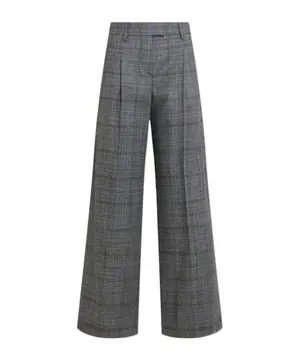 Brunello Cucinelli Prince Of Wales Wool Trousers