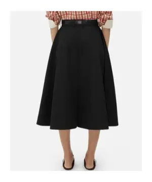 Bottega Veneta Grain De Poudre Midi Skirt