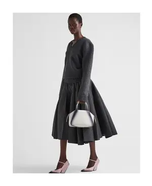 Prada Small Brushed Leather Handbag With Gradient Effect