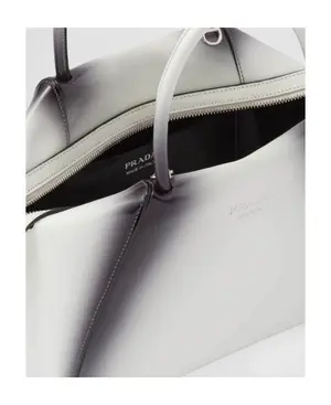 Prada Small Brushed Leather Handbag With Gradient Effect