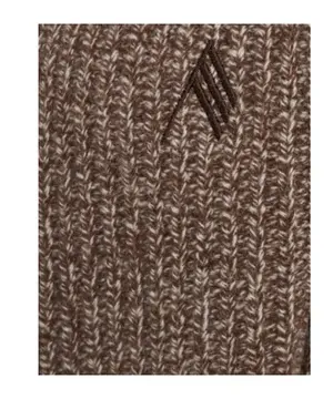 Attico Knit Zip Cardigan With Ribbed Trim
