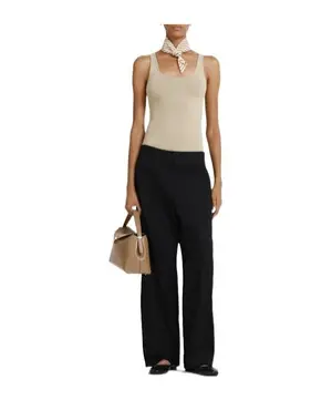 TOTEME Twisted Seam Organic Cotton Pants