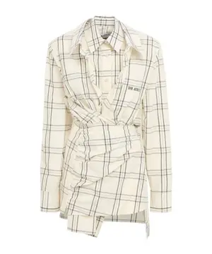 The Attico Checked Dresses