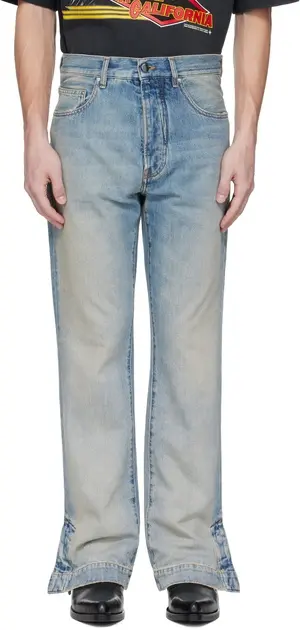 Amiri Straight-leg Jeans With Embossed Branding