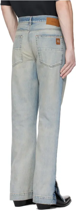 Amiri Straight-leg Jeans With Embossed Branding