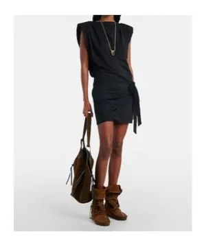 Isabel Marant Étoile Marielle Draped Cotton Minidress