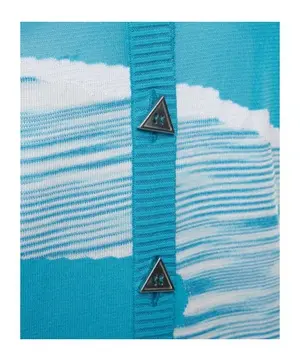 Missoni Space Dyed Intarsia Knit Cardigan