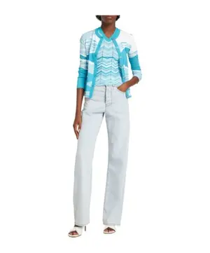 Missoni Space Dyed Intarsia Knit Cardigan