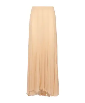 Chloé Silk Mousseline Maxi Skirt