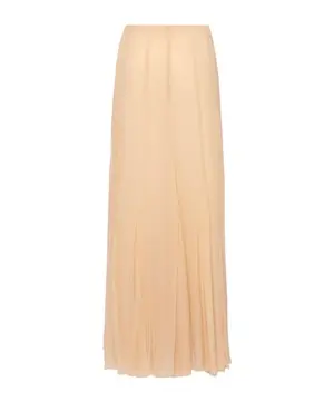 Chloé Silk Mousseline Maxi Skirt