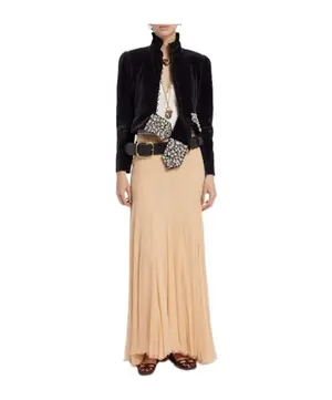 Chloé Silk Mousseline Maxi Skirt
