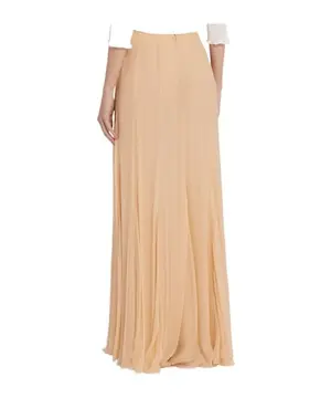 Chloé Silk Mousseline Maxi Skirt