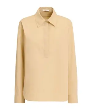 THE ROW Margan Cotton Casual Shirt