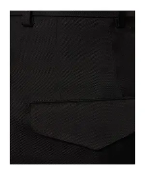 ANN DEMEULEMEESTER High Waist Satin Straight Pants