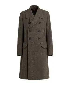 Rick Owens Officer Wool Long Coat