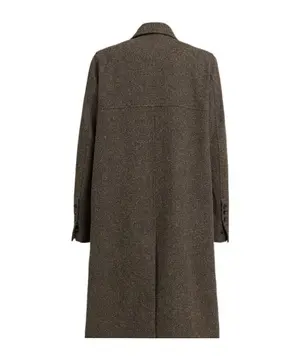 Rick Owens Officer Wool Long Coat
