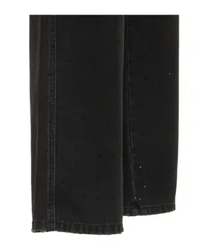 Blumarine Embellished Wide Leg Jeans