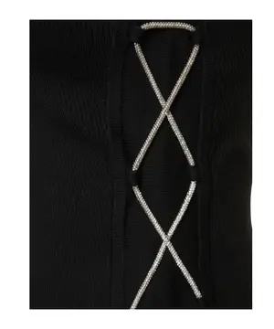 Giuseppe Di Morabito Knit Bandeau With Lace-up Detail