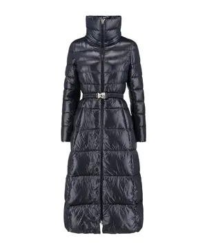 Herno High Neck Long Sleeve Zip Up Down Coat