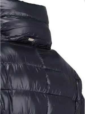 Herno High Neck Long Sleeve Zip Up Down Coat