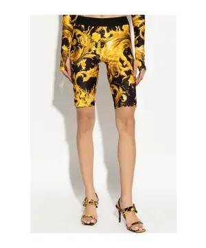 Versace Baroque-printeded Short Leggings