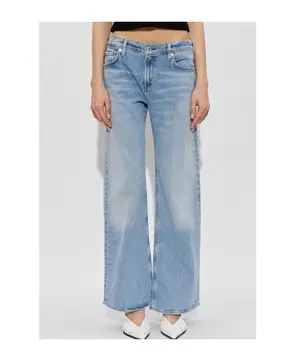 Citizens Of Humanity Nora Mid-rise Wide-leg Jeans - Blue