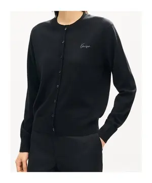 Kenzo Signature Embroidered Button-up Cardigan