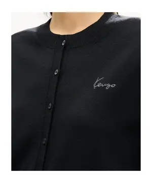 Kenzo Signature Embroidered Button-up Cardigan