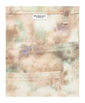 Isabel Marant Étoile Belvira Printed Cotton Pants