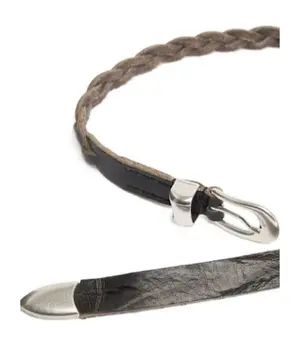 Our Legacy Braided Leather Belt