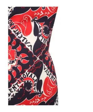 Valentino Garavani Printed Silk Crêpe Halter Jumpsuit